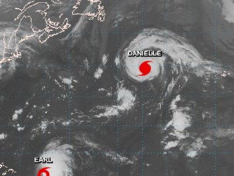 From the Satellite…Hurricane Danielle on .GIPHY, Video + 2022 Season ...
